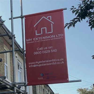 Custom Scaffold Banners | Free UK Delivery