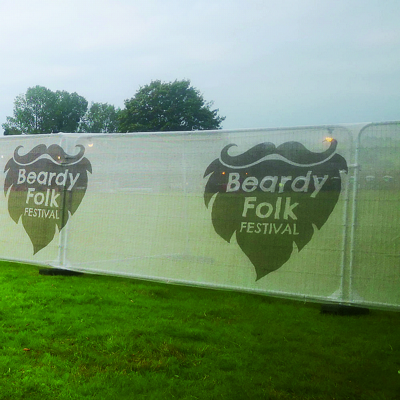 Printed Scaffold Netting | Branded Scaffold Nets | Printed Debris Netting